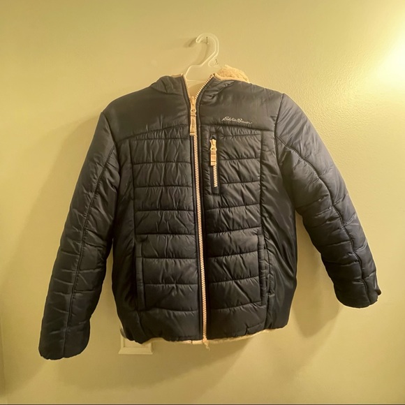 Jackets & Coats | Eddie Bauer Girls Reversable Puffer Coat | Poshmark
